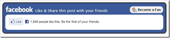 Facebook Like Box For Blogger - Blogger Widgets